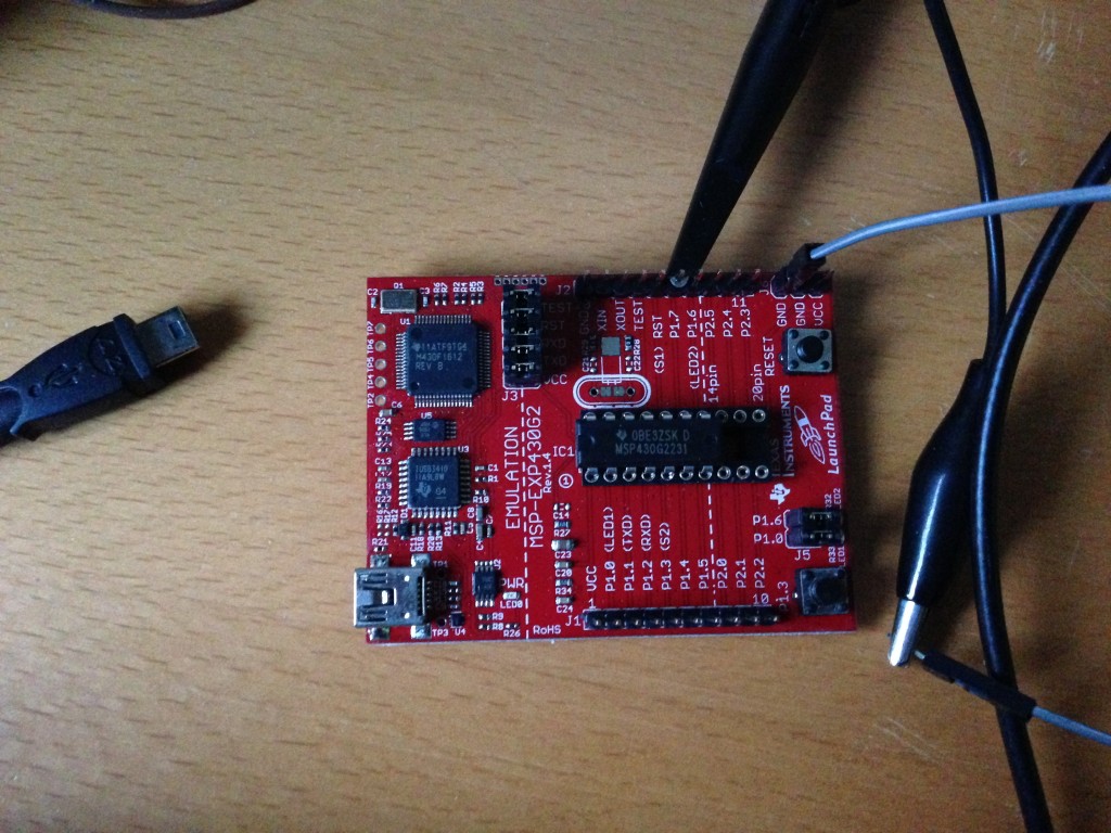 Embedded Developer » Blog Archive MSP430 Launchpad Hooked Up To Scope - Embedded Developer