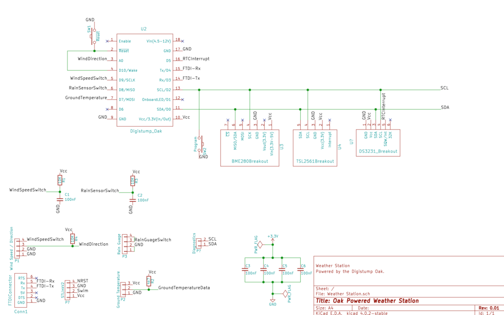 Embedded Developer » Blog Archive Weather Station Rev1 Schematic - Embedded Developer